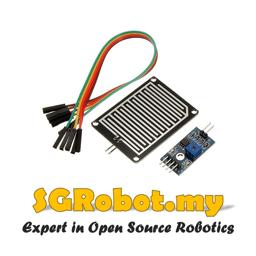 Water Raindrops Sensor Weather Rain Sensor Raindrop Sensor Module ...