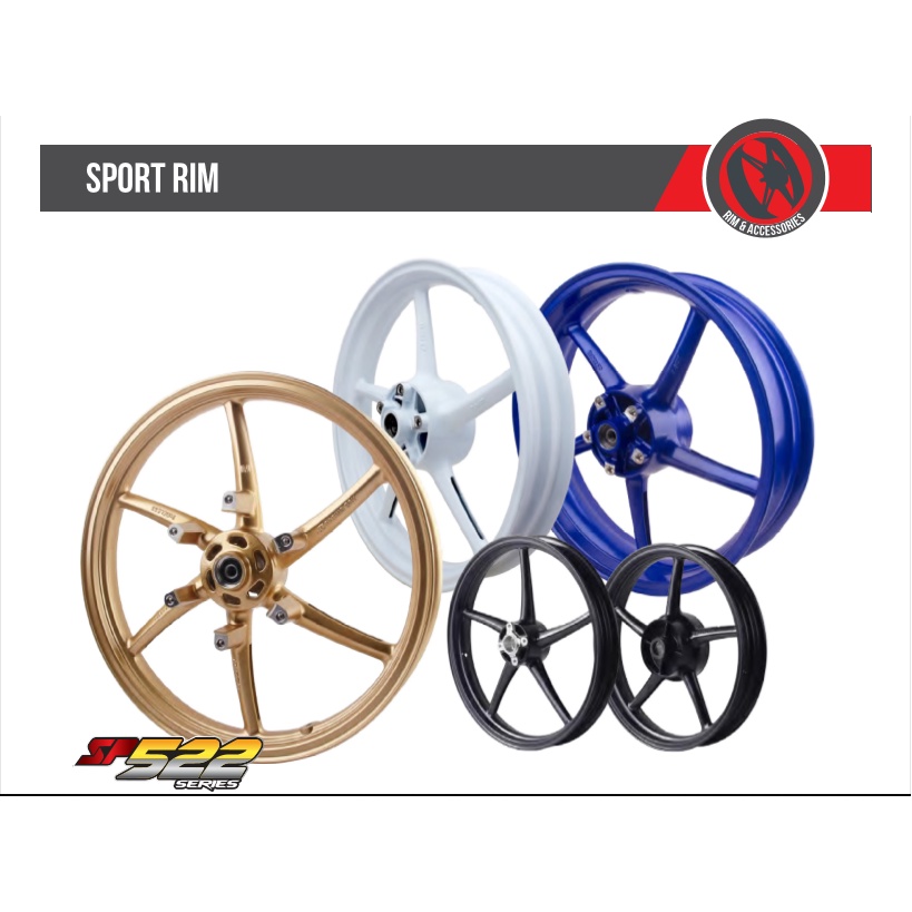 Sport Rim RCB SP522 Series Y15ZR (250*17/350*17) | Shopee Malaysia