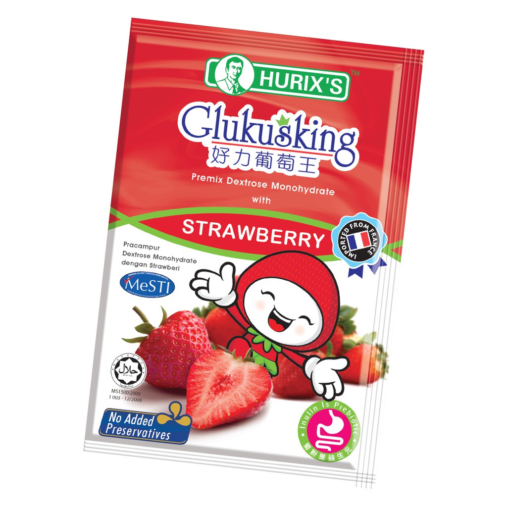 Hurix's Glukusking 1 sachets ( Original 25g / Orange 5g / Strawberry ...