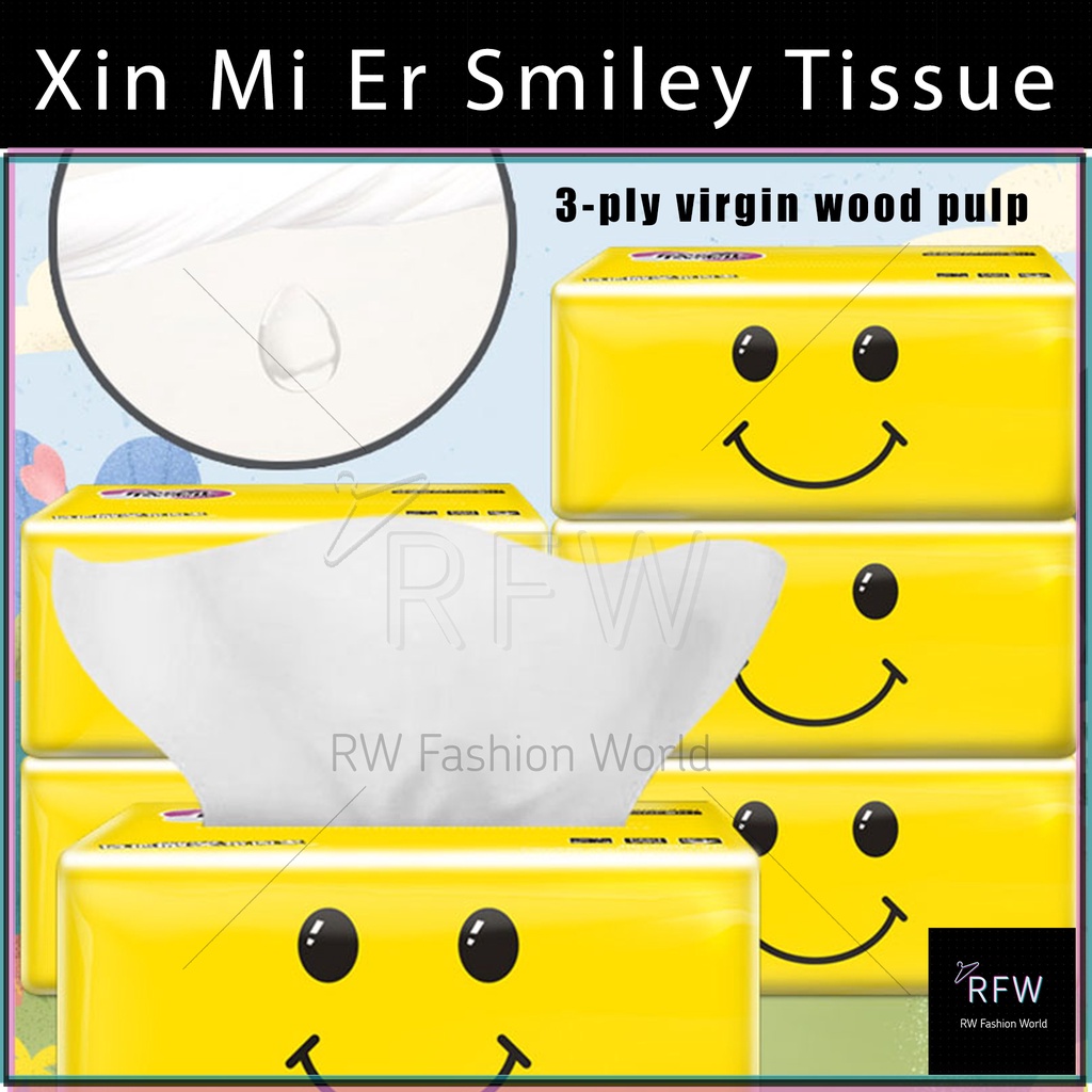 Xin Mi Er Smiley Tissue/Soft Facial Tisu | Shopee Malaysia