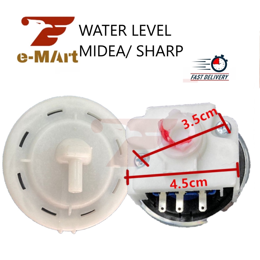 Midea/ Sharp Washing Machine Water Level Switch (PRE-ORDER STOCK ...