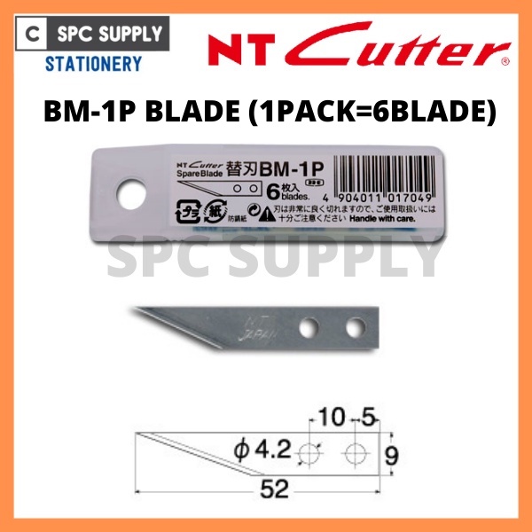 NT-CUTTER Plastic & ACRYLIC CUTTER M-500P Model Cutter Art Blade BM-1P ...