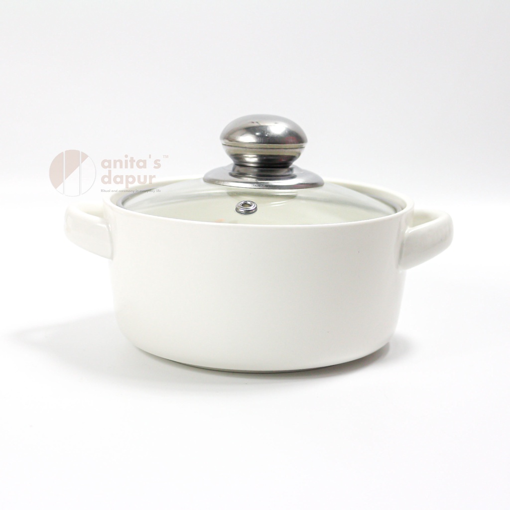 White Food Keeping Pot/Food storage ready stock/Pot makanan | Shopee ...