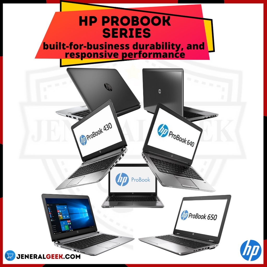 Jeneral Geek HP Probook SERIES Intel® Core™ C2D/AMD/i3/i5/i7 Business ...