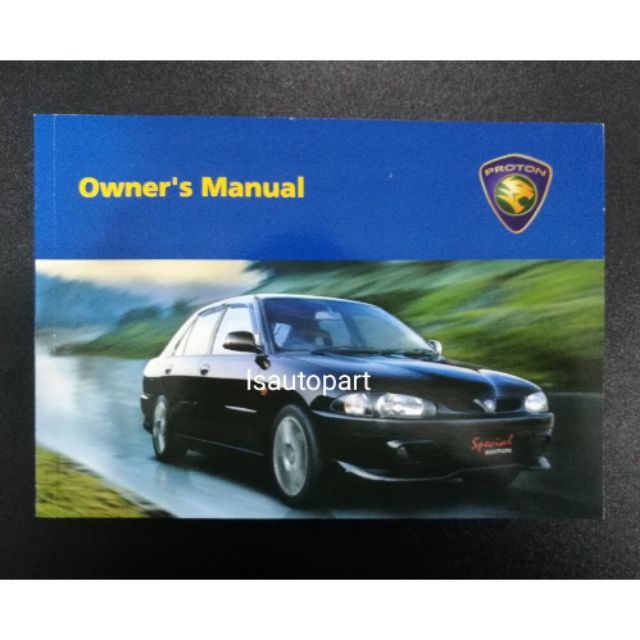 ORIGINAL PROTON WIRA SE OWNER'S MANUAL | Shopee Malaysia