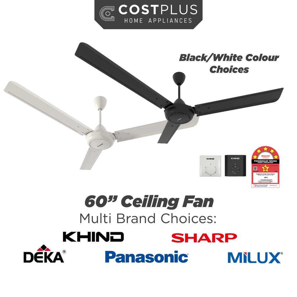Khind Ceiling Fan 60" CF618 CF625 Kipas Siling | Shopee Malaysia