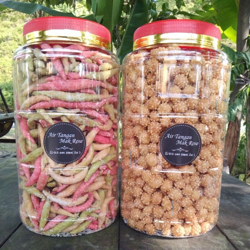 Combo Kuih Buah Rotan & Kuih Cili Balang Besar 900gm++ | Shopee Malaysia