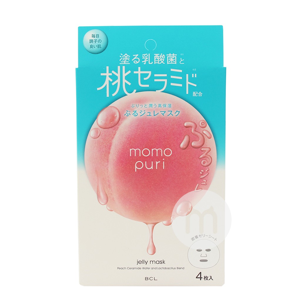 Momopuri Milk Jelly Mask / Jelly Mask (with Jelly Serum Increased)(4pcs ...