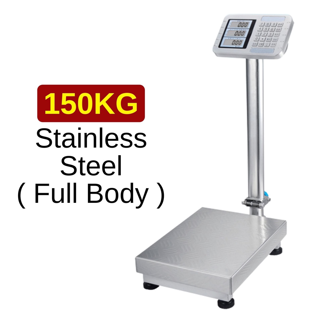 DY-150kg 300kg Stainless Steel High Precision Digital Electronic Weight Price Scale Rechargeable ...