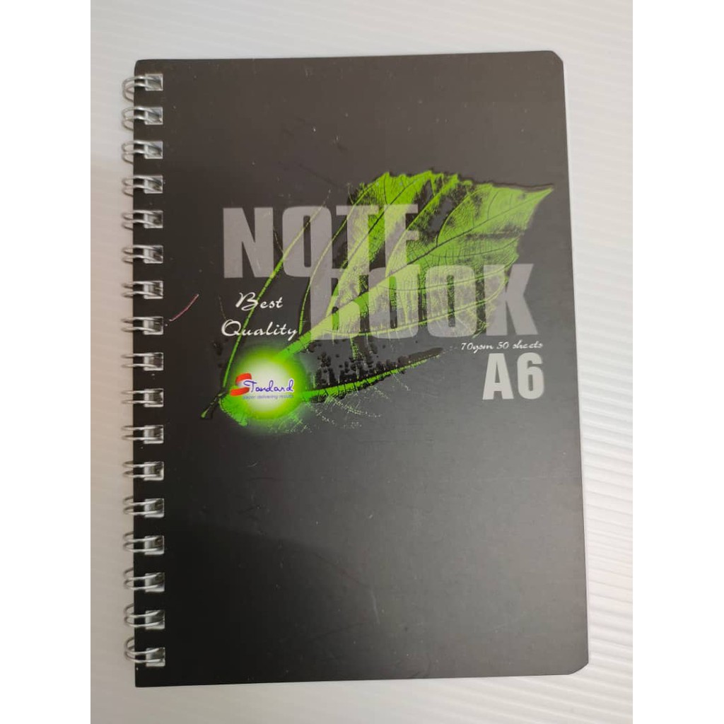 RNB75 A4/B5/A5/A6/A7 STANDARD WIRE O RING NOTE BOOK (70GSM 50'S ...