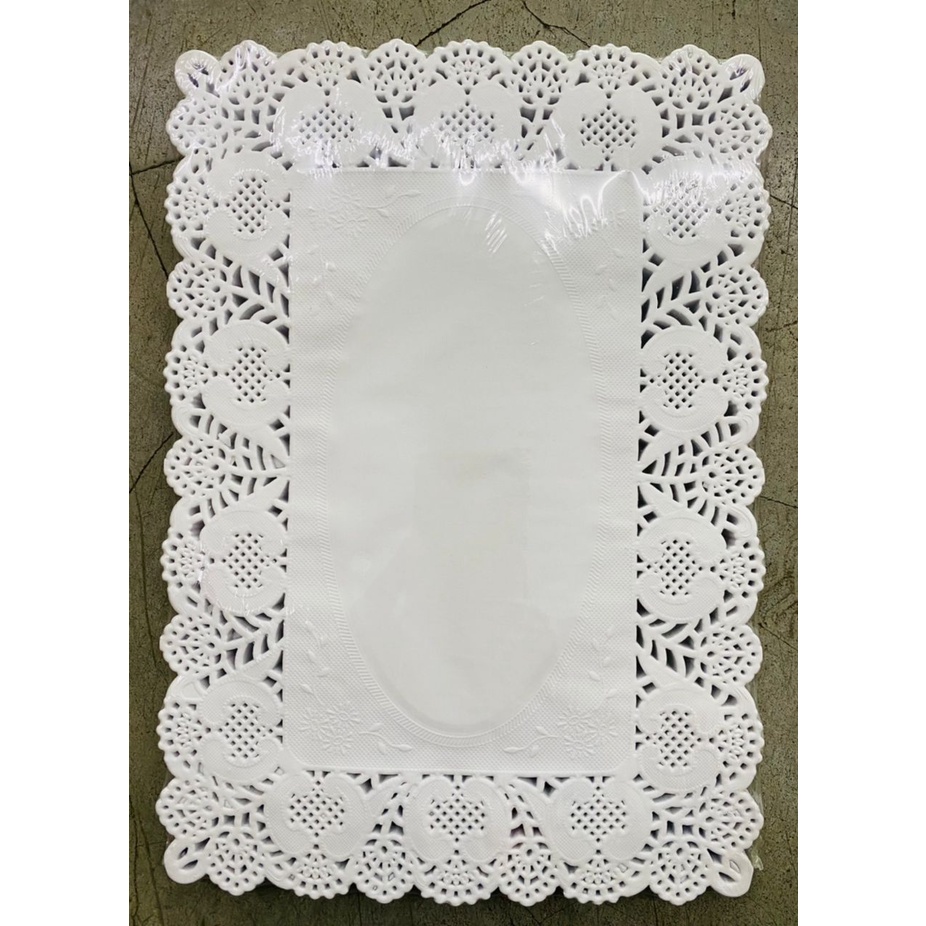 Rectangular Doyleys Paper / Dolly Paper / Doily Paper / kertas dolly ...
