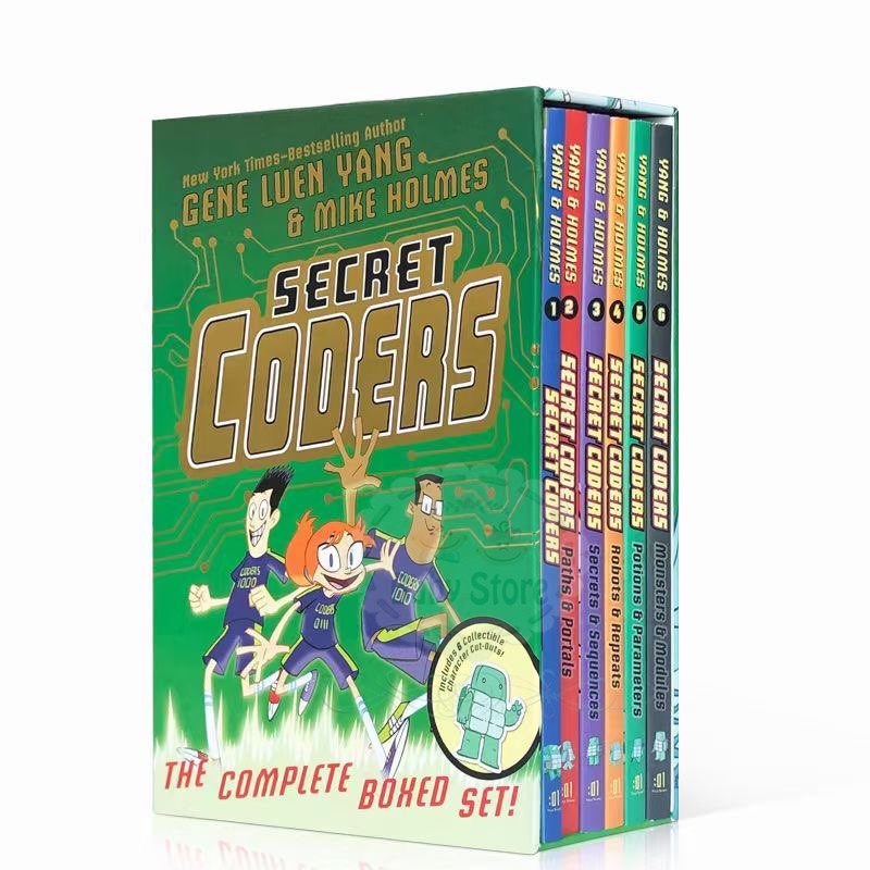Secret Coders Complete Box Set (06 book set) | Shopee Malaysia