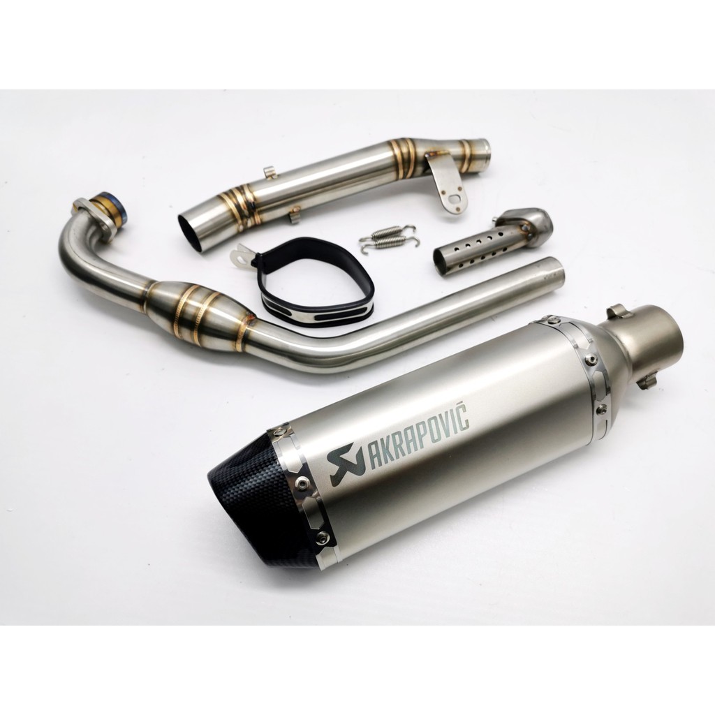 Akrapovic Exhaust SYM VF3i 185 Muffler Arka Carbon Bomb Motor ...