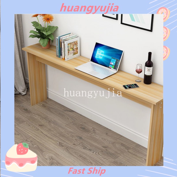 HG/Rectangular Wall-Side Narrow Table Study Table Home Bedroom Small ...