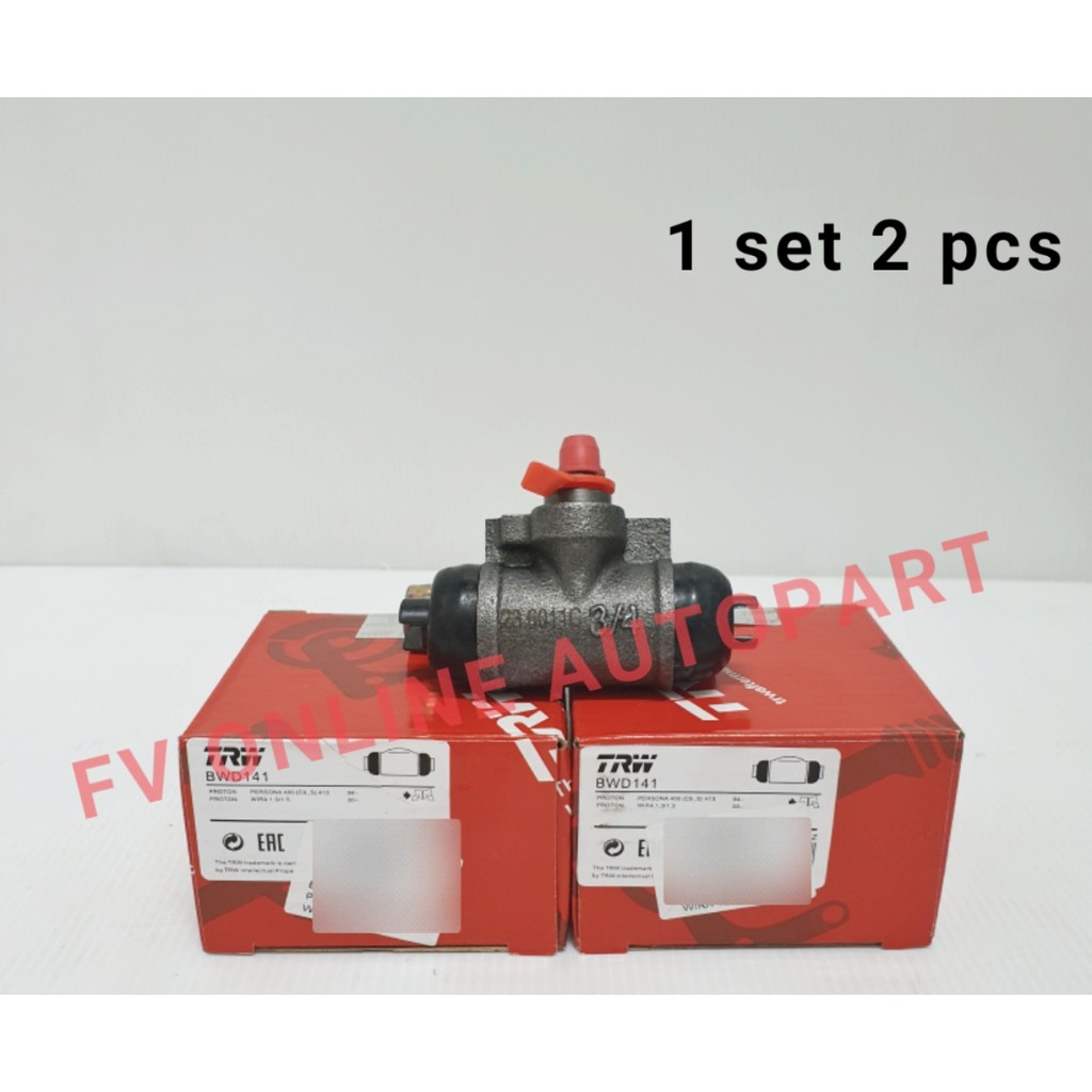 TRW - REAR BRAKE WHEEL PUMP PROTON SAGA, ISWARA, WIRA 12V - 1 PAIR ...