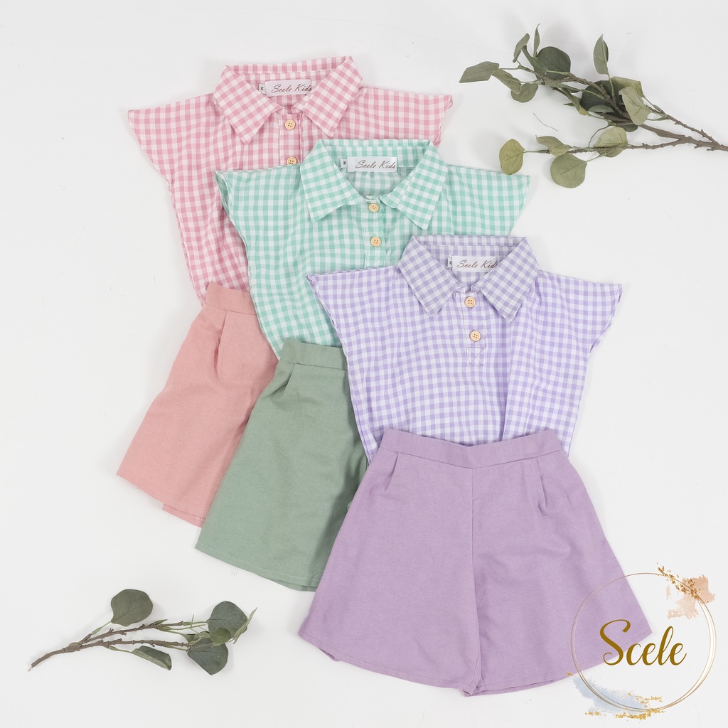 Scele Squarey 2 Girls Suits 1-5 Years/Cute Girls Playset | Shopee Malaysia