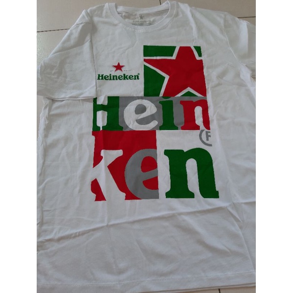 Authentic Heineken Green T-Shirt short sleeve limited edition | Shopee ...
