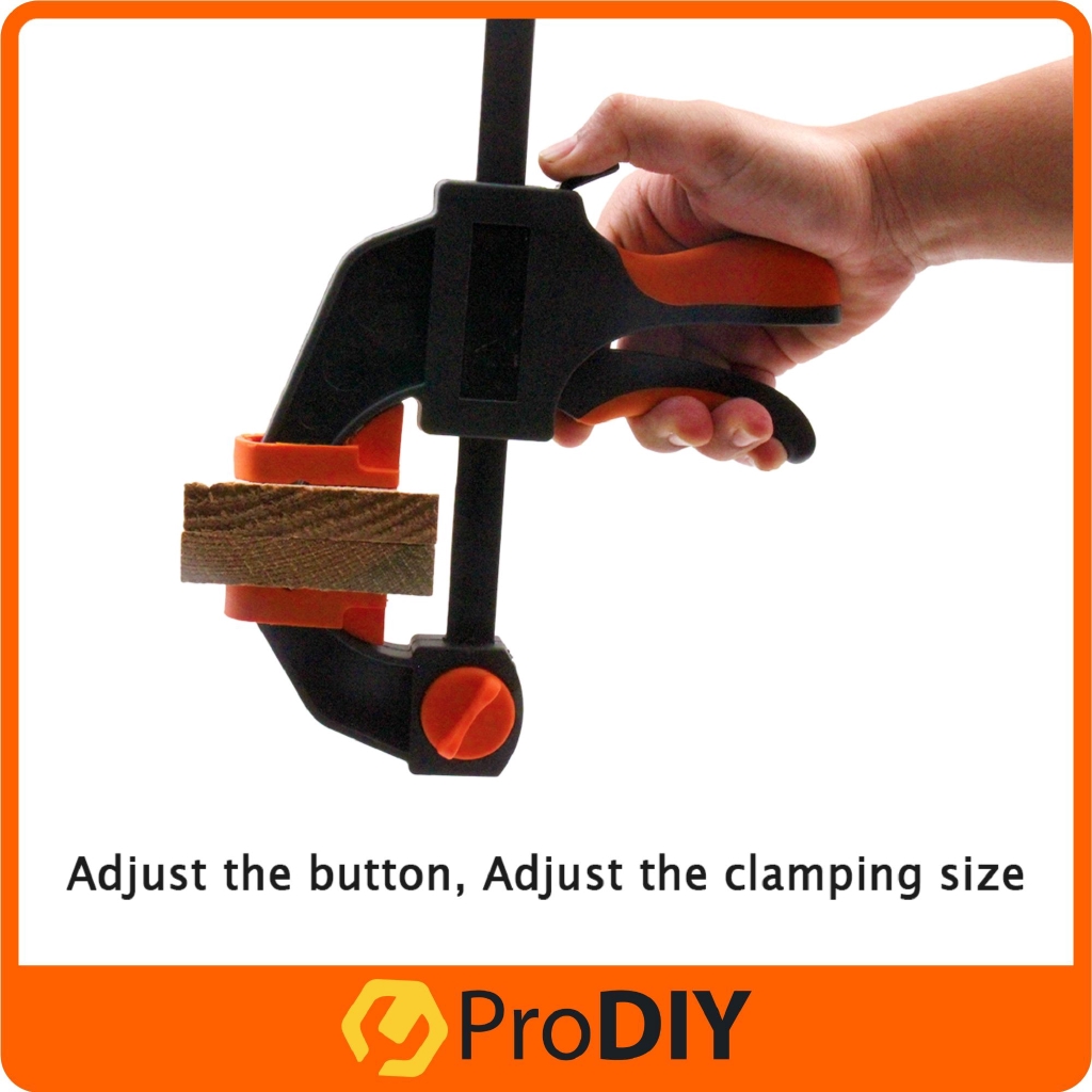 PRODIY 6 8 10 12 18 24 30 Inch Quick Release Clamp F Clamp Woodworking ...