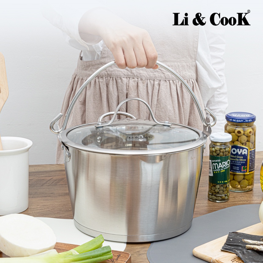 Li&Cook All in One Stainless IH Induction Pot 25cm 6L | Shopee Malaysia