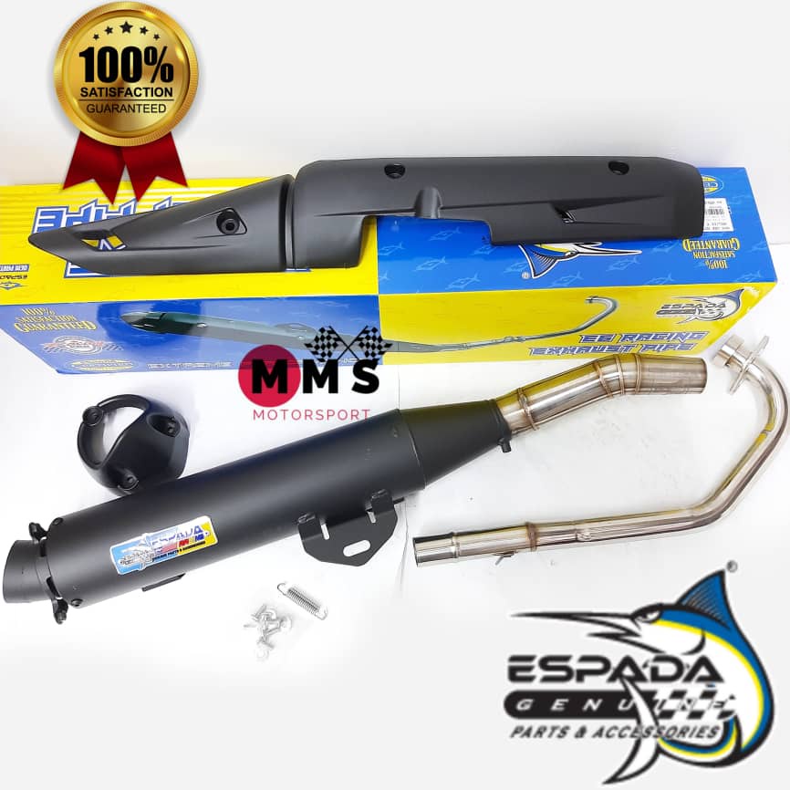 Espada Open Exhaust Pipe Racing E6 32mm 35mm LC135 Y15ZR Ekzos Motor | Shopee Malaysia