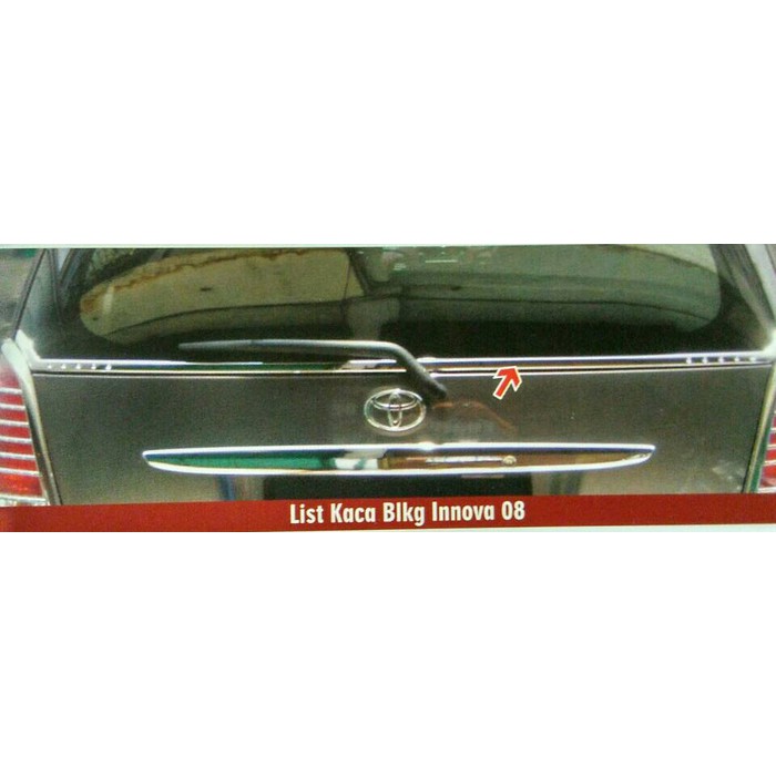 Innova Full Chrome Rear Window Trim | Shopee Malaysia