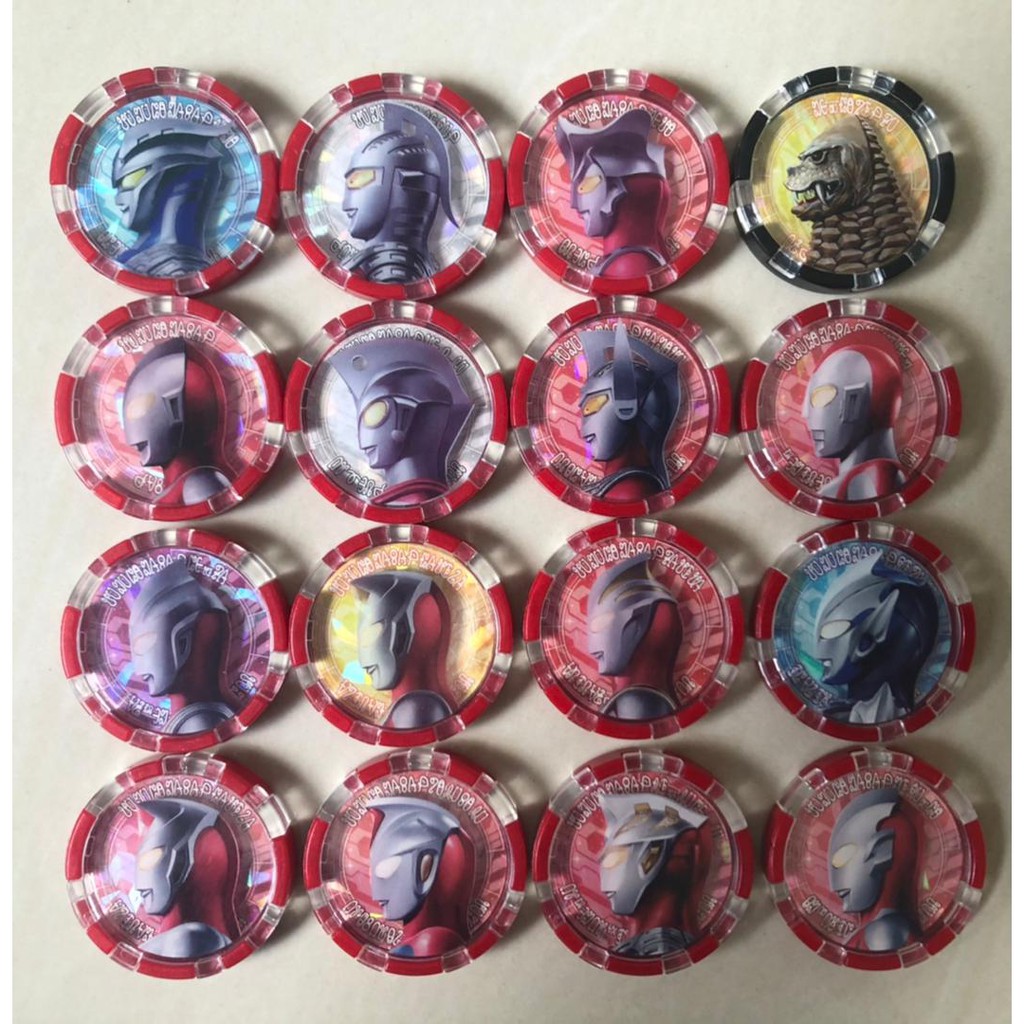 Part 1 Ultraman z medal heisei and showa era loose dx compatible with ...