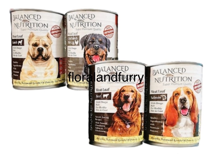 375g Premium Dog Can Food Balanced Nutrition Chicken Salmon Lamb Beef ...