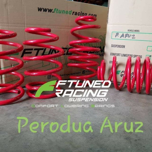Perodua Aruz FTuned Racing CLS Sport Lowered Spring F-Tuned | Shopee ...