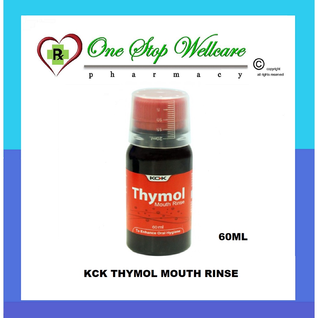 KCK THYMOL UBAT KUMUR / MOUTH RINSE 60ML (EXP:01/2027) | Shopee Malaysia