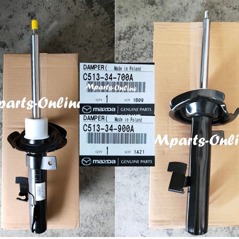FRONT ABSORBER SET*** - LEFT & RIGHT (GENUINE) MAZDA 5 (CW) C513 34 ...
