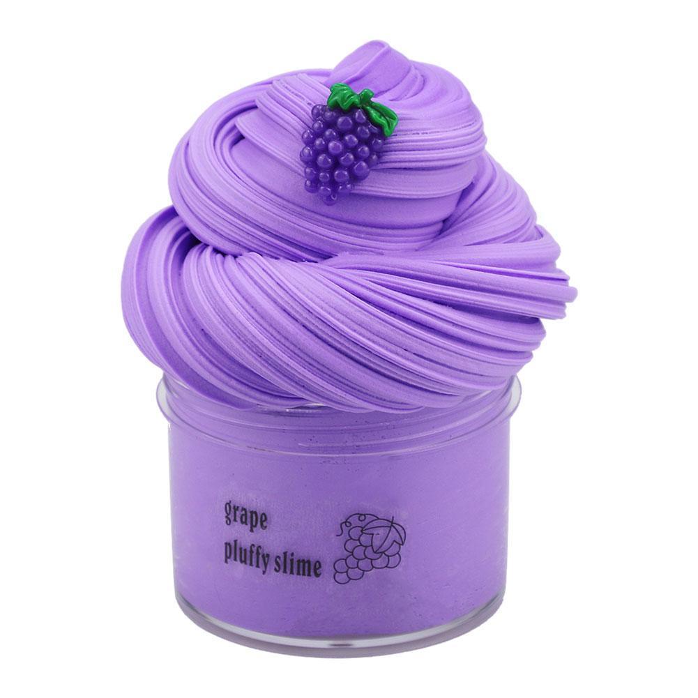 70ml Fruit Cake Slime Fluffy Floam Kids Modeling Clay Cotton Biscuit ...