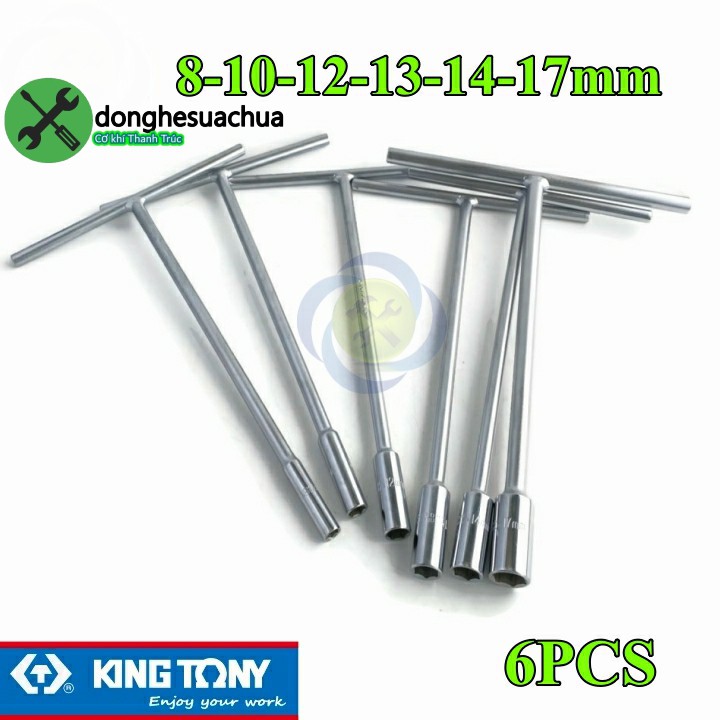 Kingtony 6-1184M 6-piece T-shaped screwdriver set (8-10-12-13-14-17mm ...