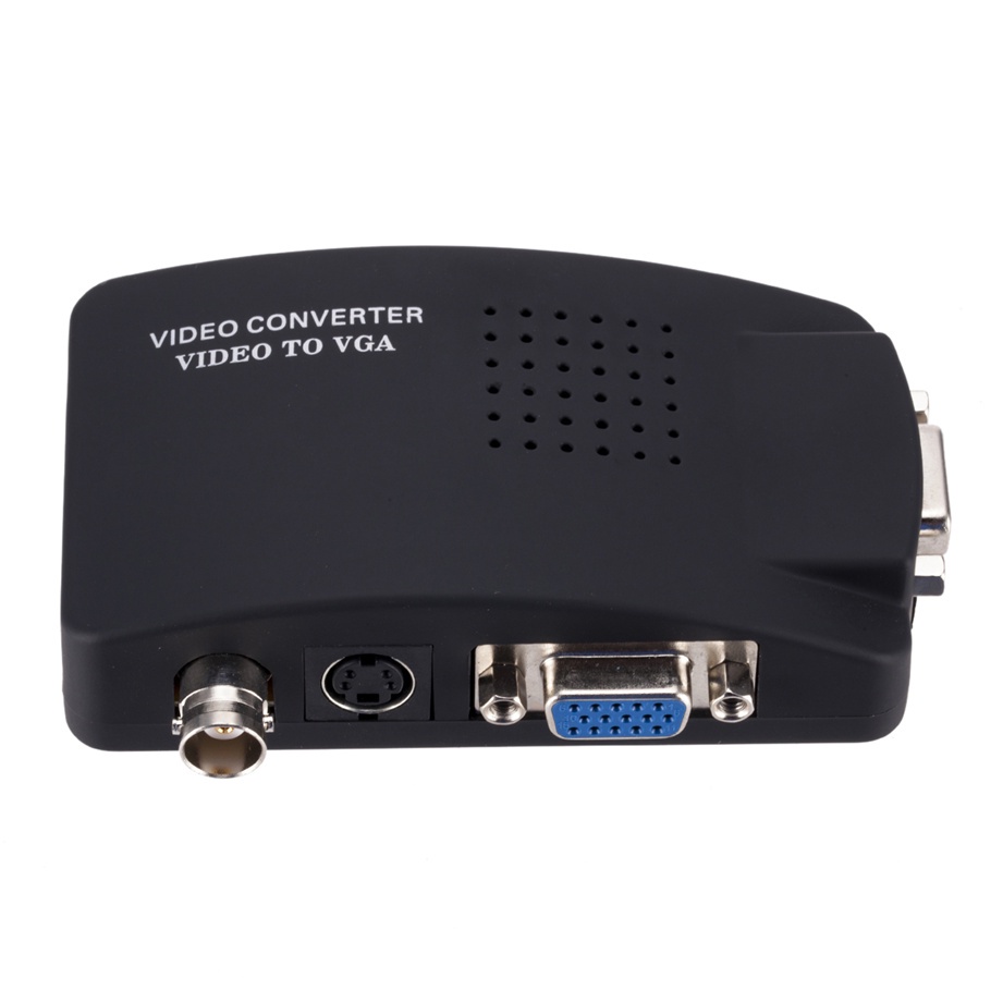 BNC VGA Composite S-Video to VGA Converter Video Converter VGA Output ...