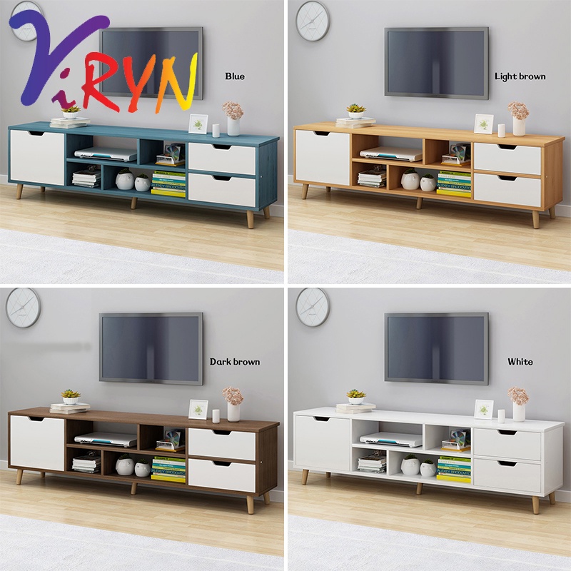 ViRYN Multifunctional Modern Living Room TV Cabinet Space Saving TV ...