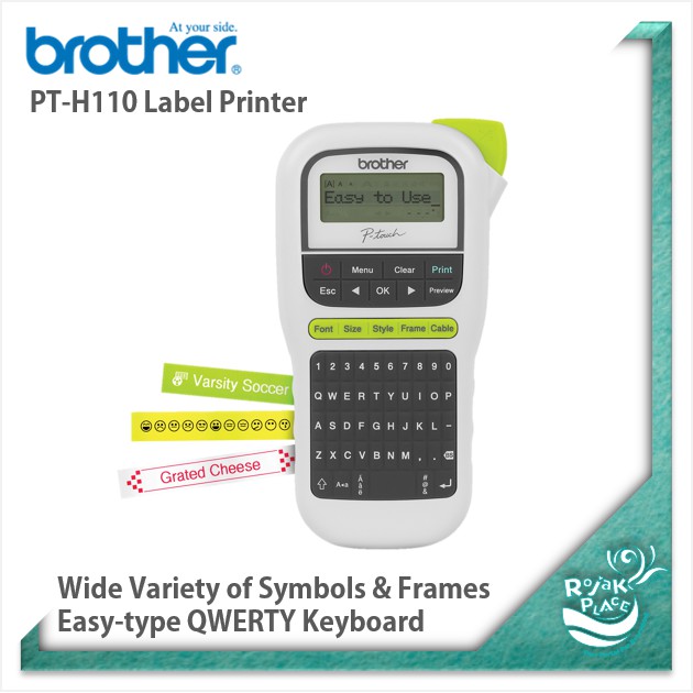 Brother P-touch PT-H110 Easy, Portable Handheld Label Maker | Shopee ...