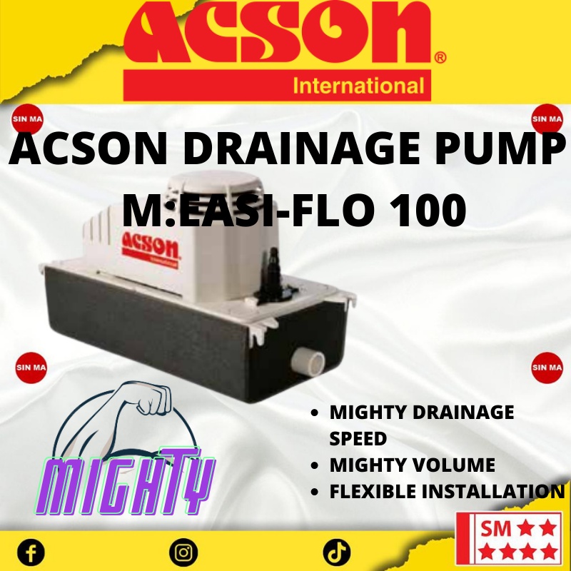 ACSON/DEWPOINT/HVAC MASTE AIR CONDITIONER DRAINAGE PUMP EASI-FLO 22 ...