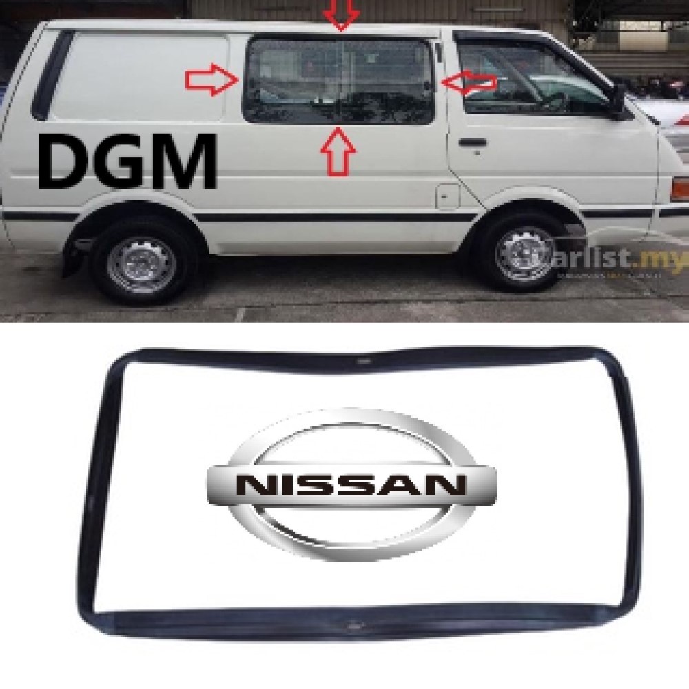 100% Original Nissan Vanette C22 Glass Run Channel / Side Glass Window ...