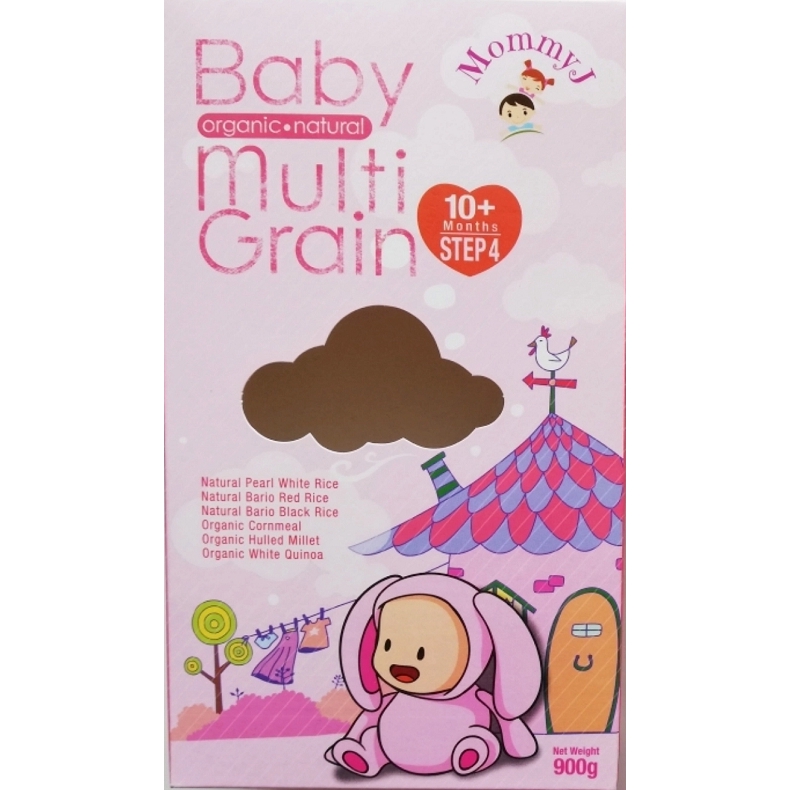 MommyJ / Mommy J Organic Baby Rice 900g / Organic Japonica & 3 Grains Rice Cereal - 1 Pack ...