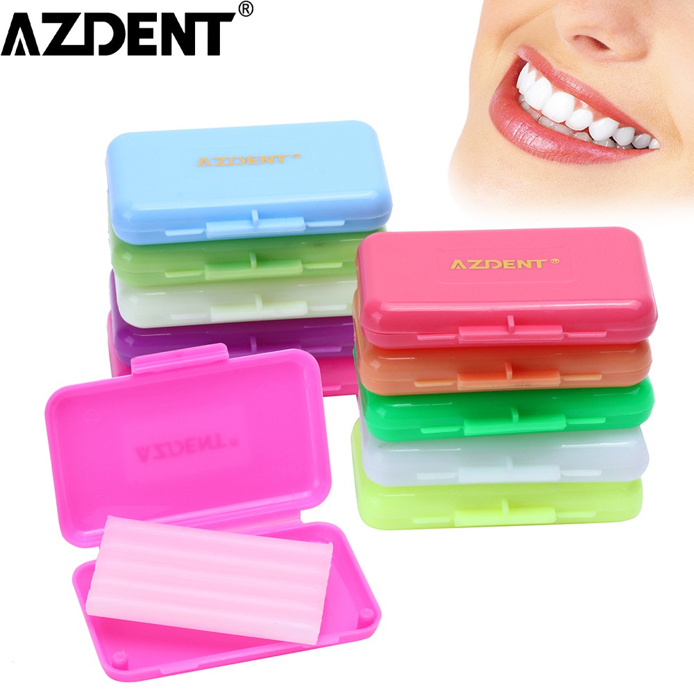 1BOX Fruit Scent Ortho Wax Oral Multiple Flavorss Mint AZDENT | Shopee ...