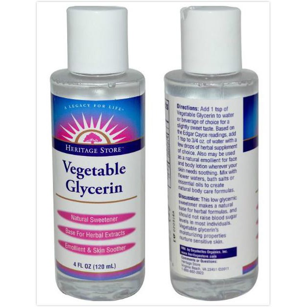 100% Pure Vegetable Glycerine, Natural Sweetener (120 ml) | Shopee Malaysia