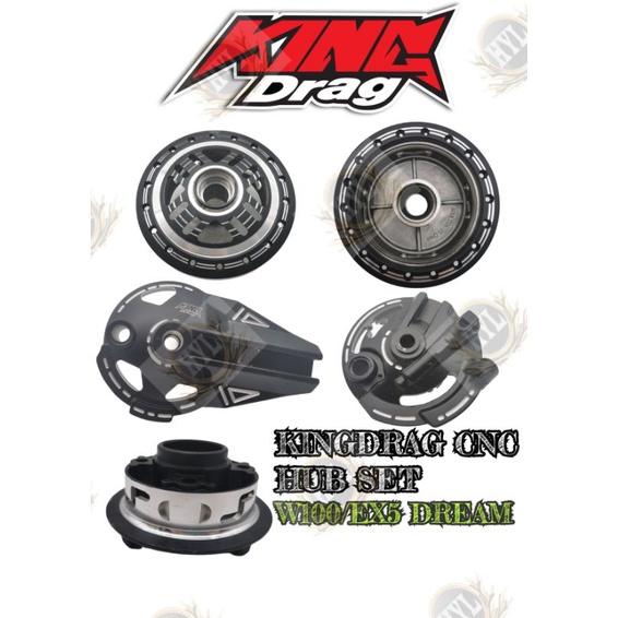 KINGDRAG EX5 DREAM/WAVE 100 CNC HUB SLOT(FULL SET) | Shopee Malaysia
