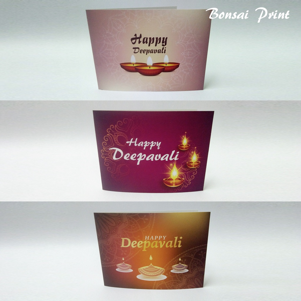 🪔🎇 Deepavali Card, Kad Hari Deepavali(print depan sahaja) Gift Card ...
