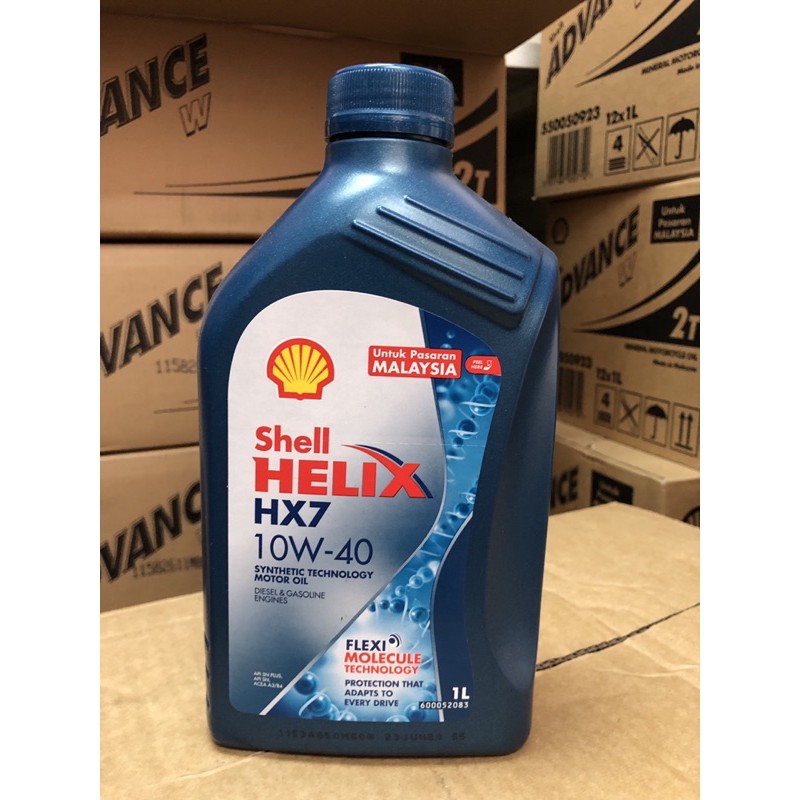 SHELL HELIX HX7 10W-40 1LITRE 100% ORIGINAL | Shopee Malaysia