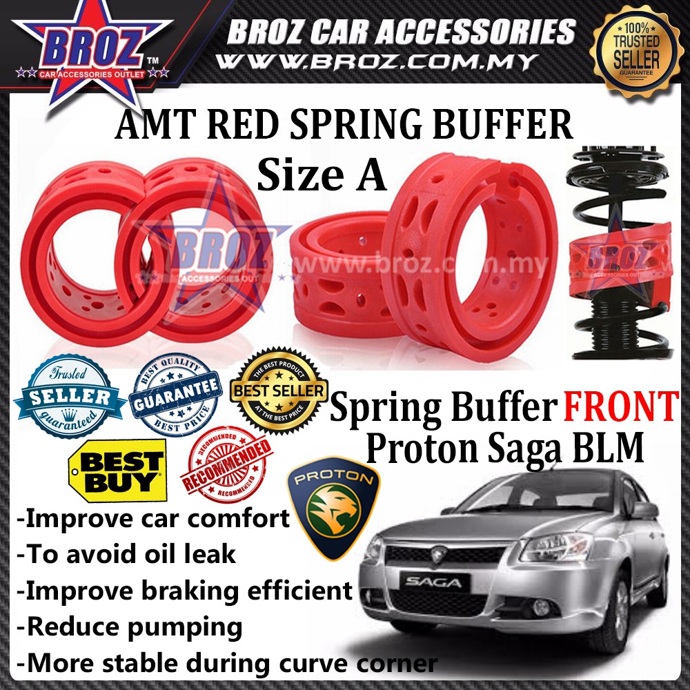 Proton Saga BLM OEM Car Shock Absorber Buffer Red Front A-Type | Shopee ...