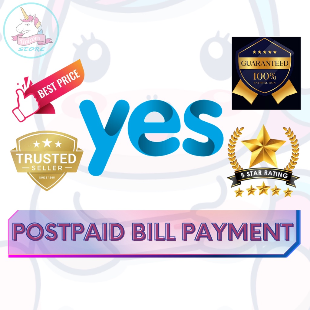 [TRUSTED SELLER] YES Postpaid Bill Payment | Shopee Malaysia