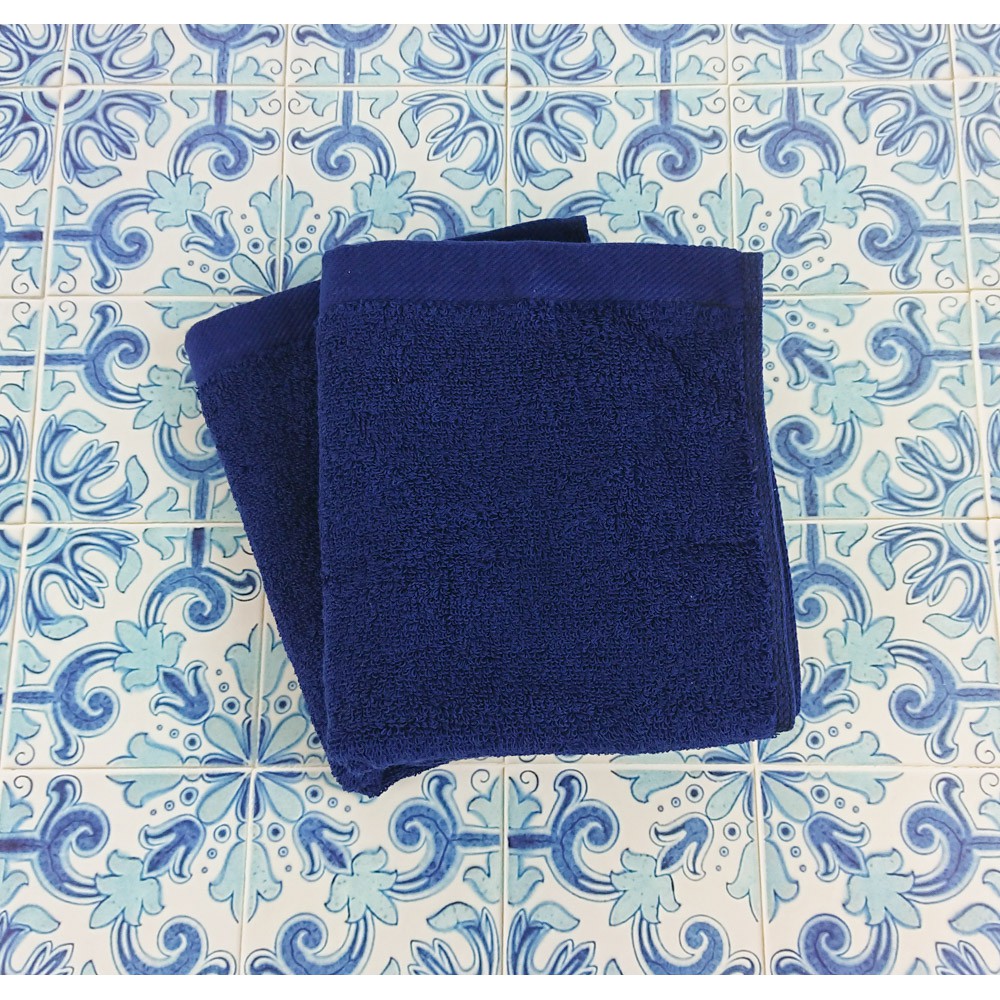 [Dayitowel] Dark Blue Pure Cotton Excellent Water Absorption Non-Fading Large Quantities Can ...