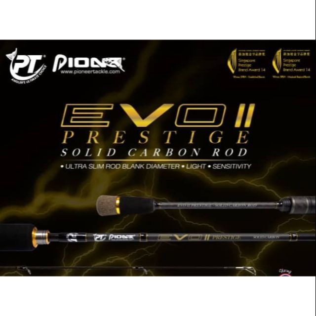 PIONEER EVO ll SOLID CARBON FISHING ROD | Shopee Malaysia