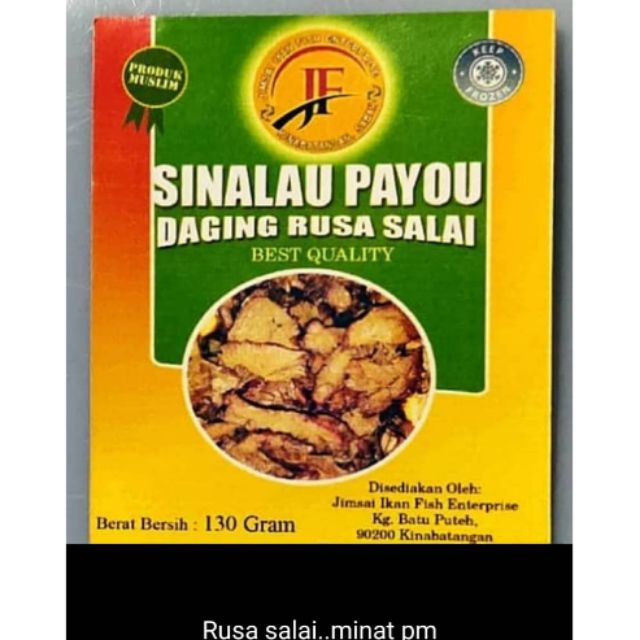 Daging Rusa Salai@Sinalau Payau | Shopee Malaysia
