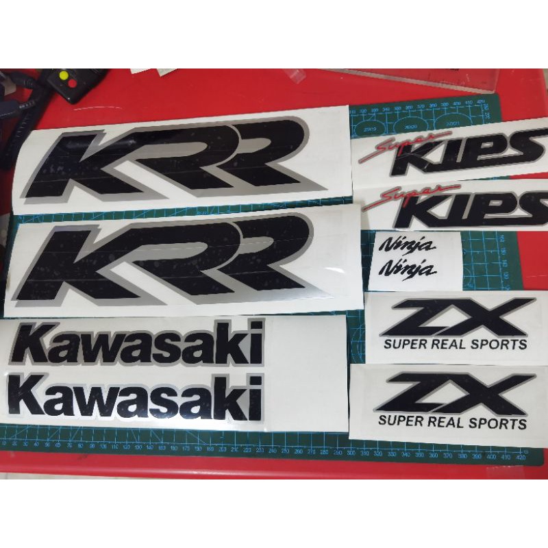 Kawasaki Kips KRR 150 (Full set ) decal sticker vinly original Oracal ...