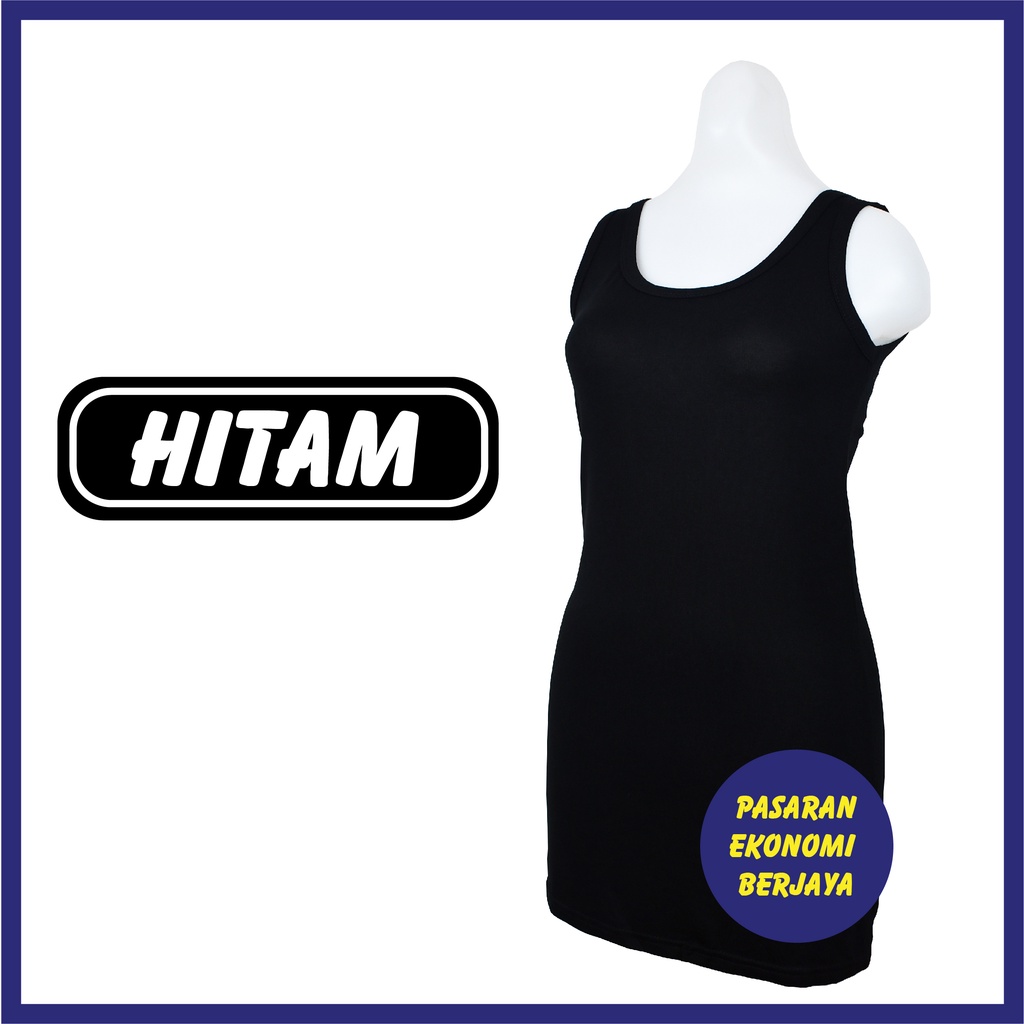 SINGLET INNER MUSLIMAH LABUH 1080# PLUS SIZE COTTON LEMBUT SEJUK TUTUP ...